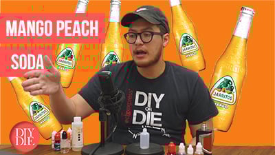 Mango Peach Soda - DIY E-liquid Recipe - DIY OR DIE Vaping